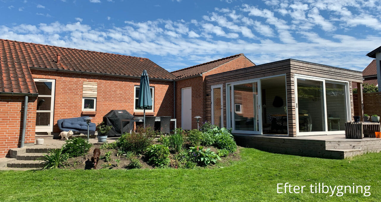 Tilbygning til parcelhus med udestue - New Interior